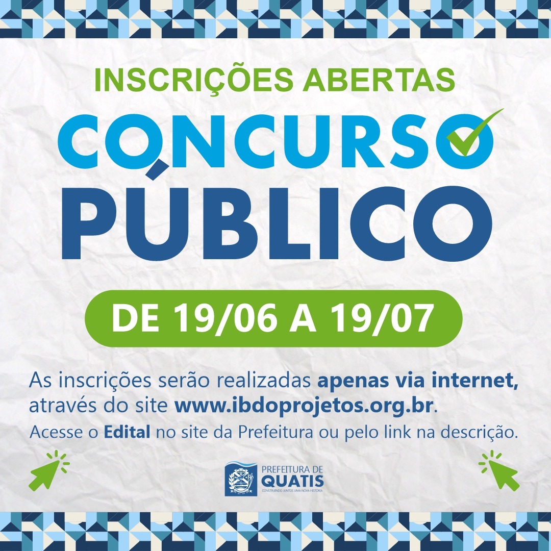 Página Principal – Prefeitura Municipal de Quatis