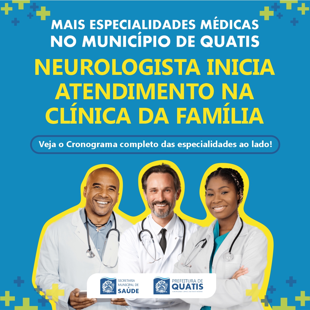 SAÚDE: NEUROLOGISTA INICIA ATENDIMENTO NA CLÍNICA DA FAMÍLIA ...