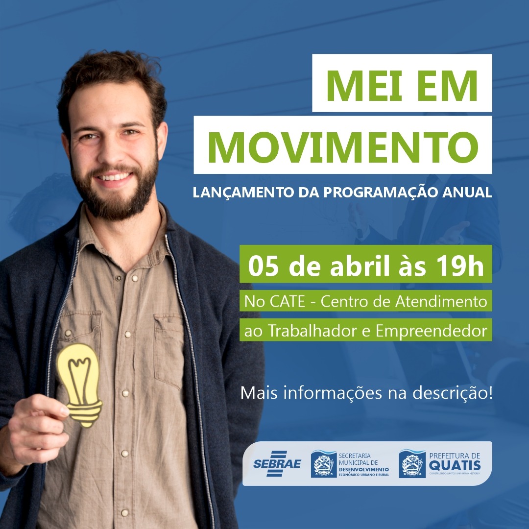 PREFEITURA DE QUATIS E SEBRAE MÉDIO PARAÍBA LANÇAM EM ABRIL O PROGRAMA ...