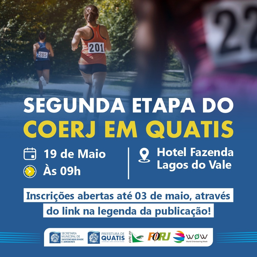 QUATIS ABRE INSCRIÇÕES PARA A 2ª ETAPA DO CAMPEONATO ESTADUAL DE ...
